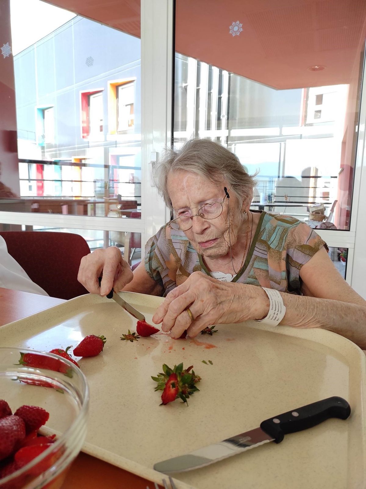 Tarte aux fraises - Centre Hospitalier Michel Perret